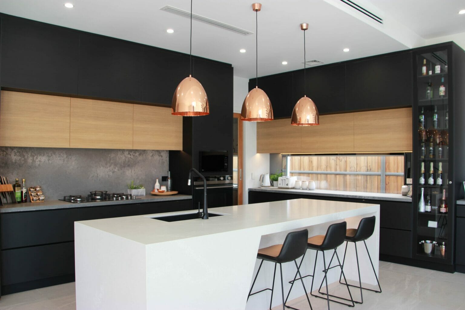 8 Benchtop Colours for Black Cabinets | Caesarstone AU