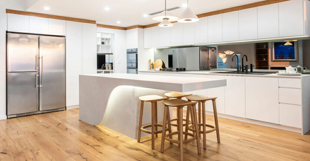 Curvy Kitchen Designs for Inspiration Caesarstone AU