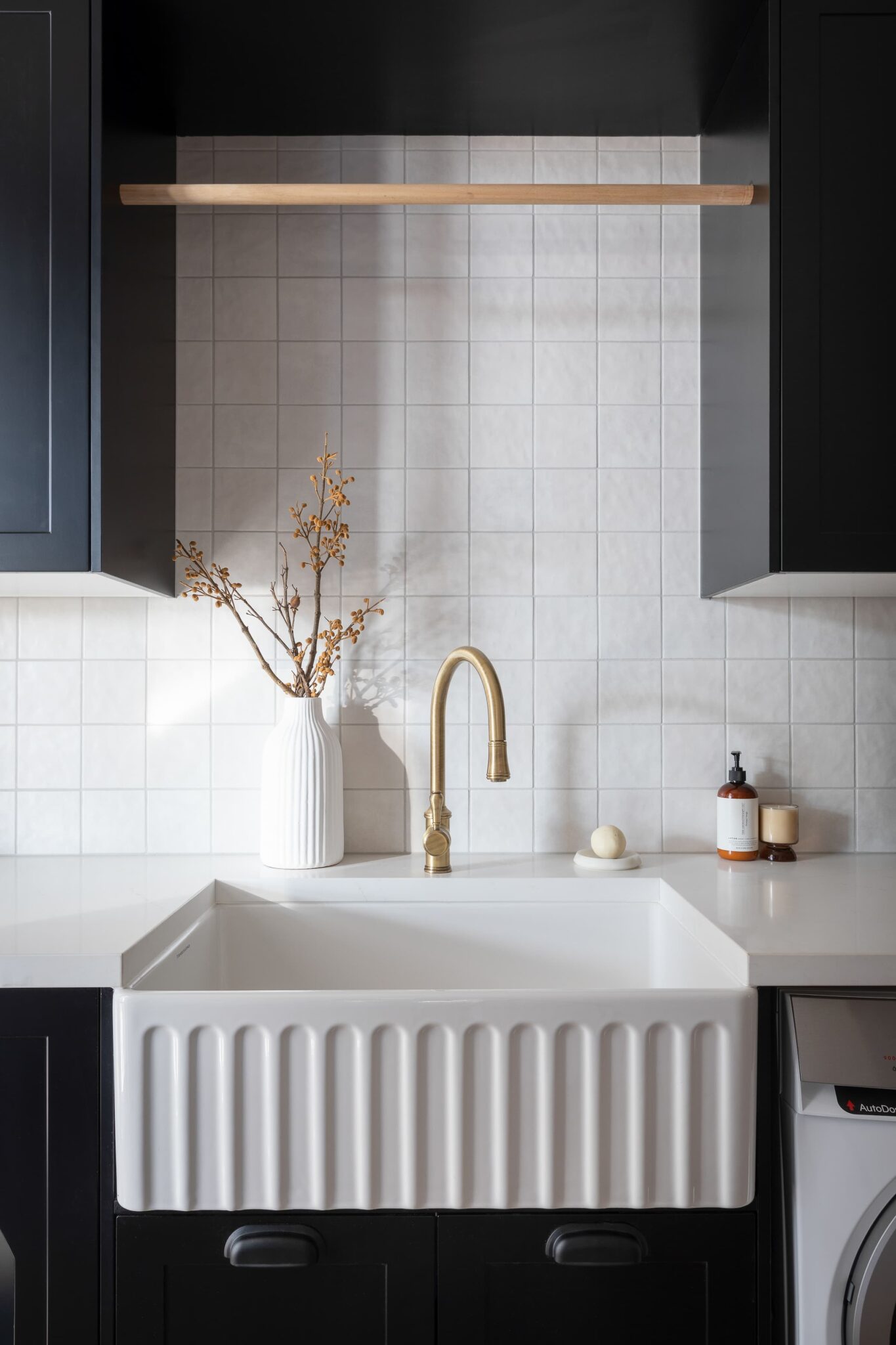 Scotty: Modern Farmhouse Laundry | Caesarstone Australia