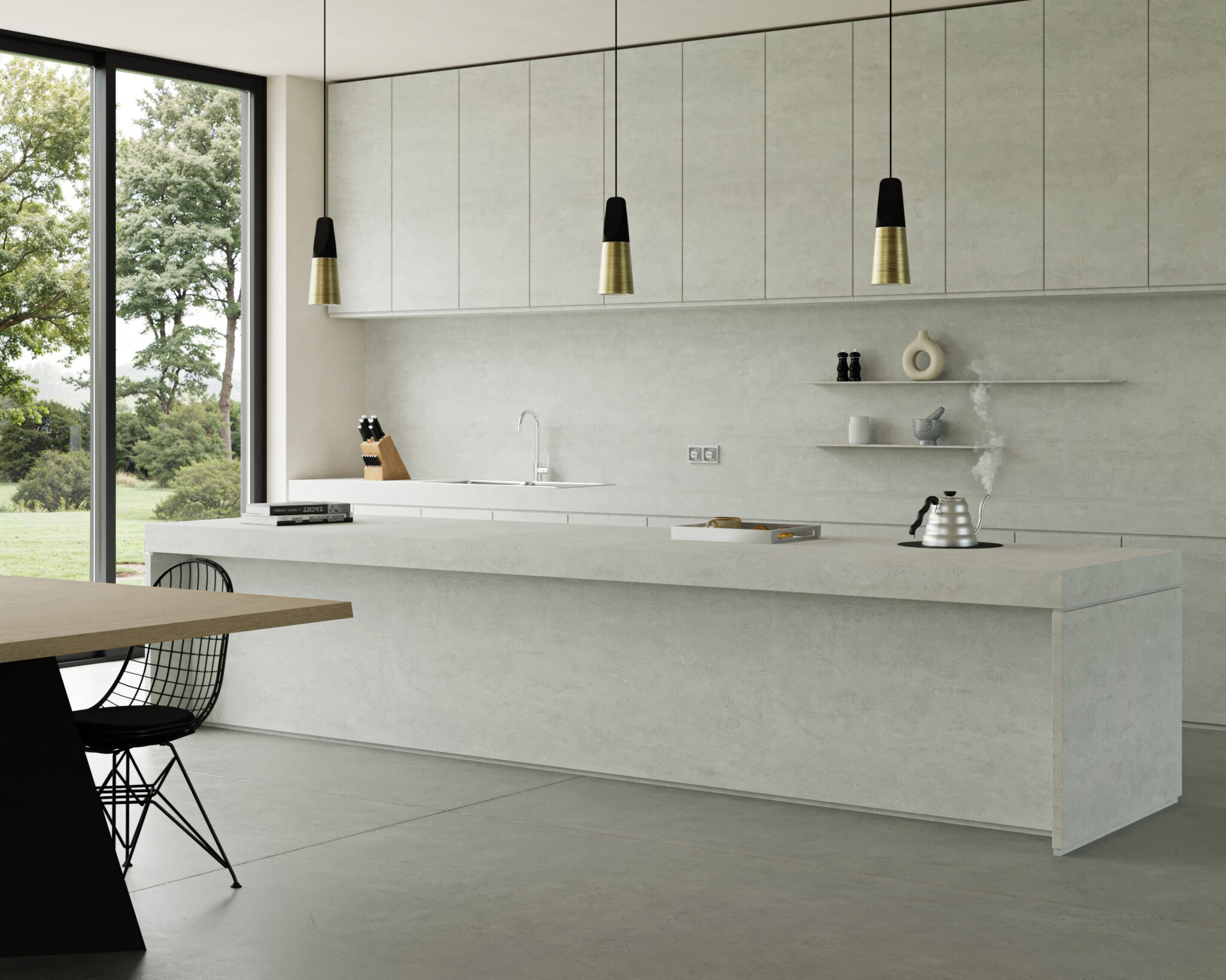 Caesarstone Porcelain Key To Invisible Cooktop | Caesarstone Australia