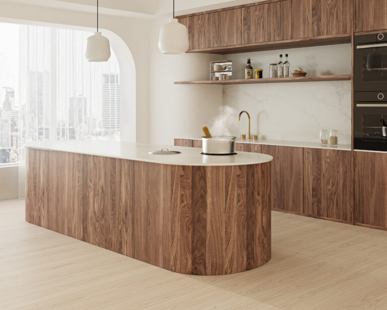 Caesarstone Porcelain Key To Invisible Cooktop | Caesarstone Australia